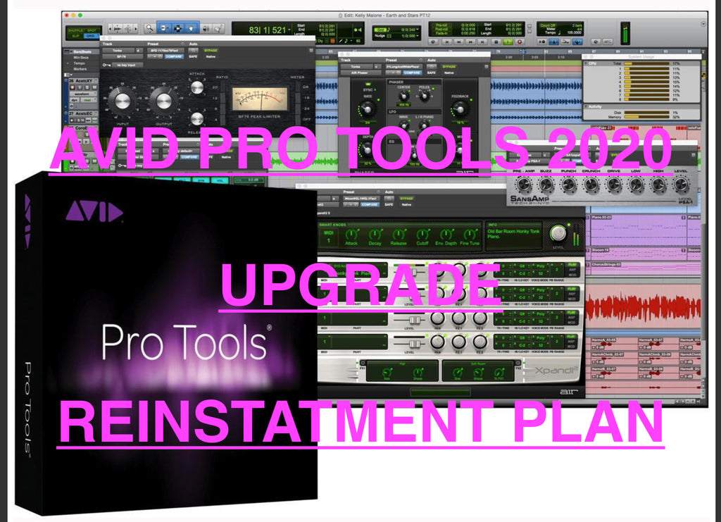 Avid Pro Tools Upgrade Plan for Pro Tools Reinstatement – Pro One Audio