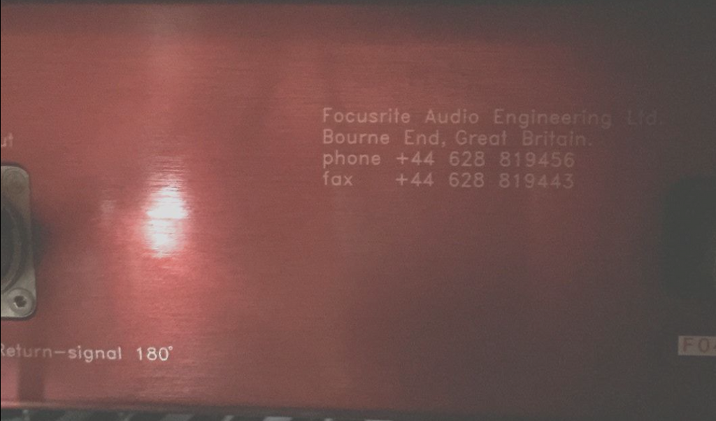 Focusrite Red 7 Mic Pre Amp Compressor – Pro One Audio